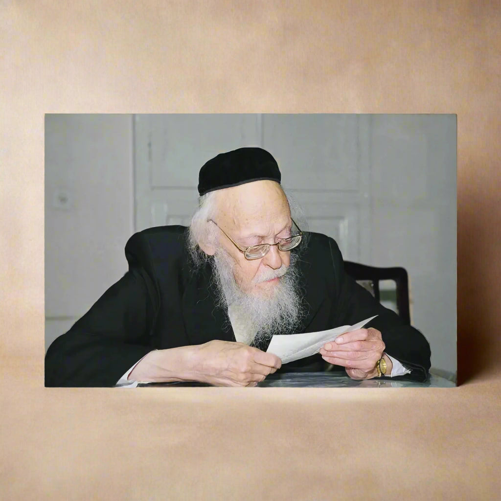Rabbi Yosef Shalom Elyashiv - Famous Posek Halacha - 4"x6" Postcard ...